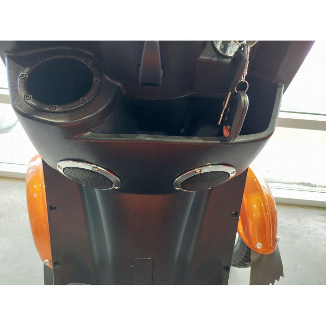 Rickshaw Deluxe, Quadriporteur avec Toit (60 Volts) (500 Watts) (20Ah ...